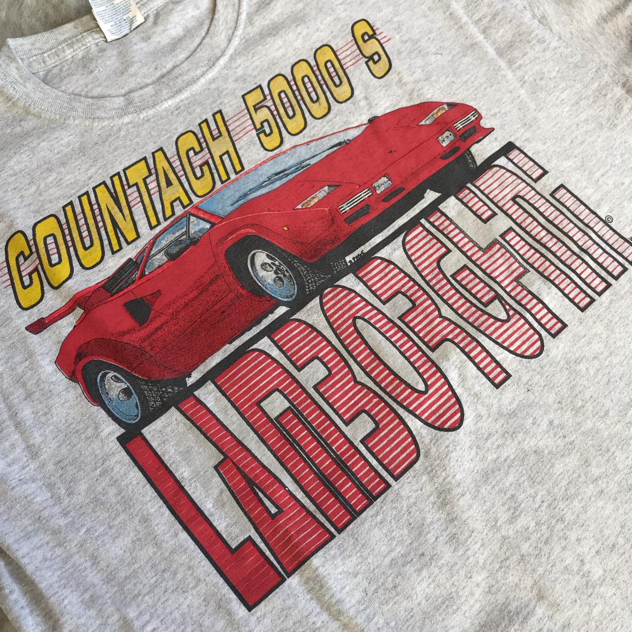 Vintage Lamborghini Countach 5000 S shirt 😤 Super... | Depop