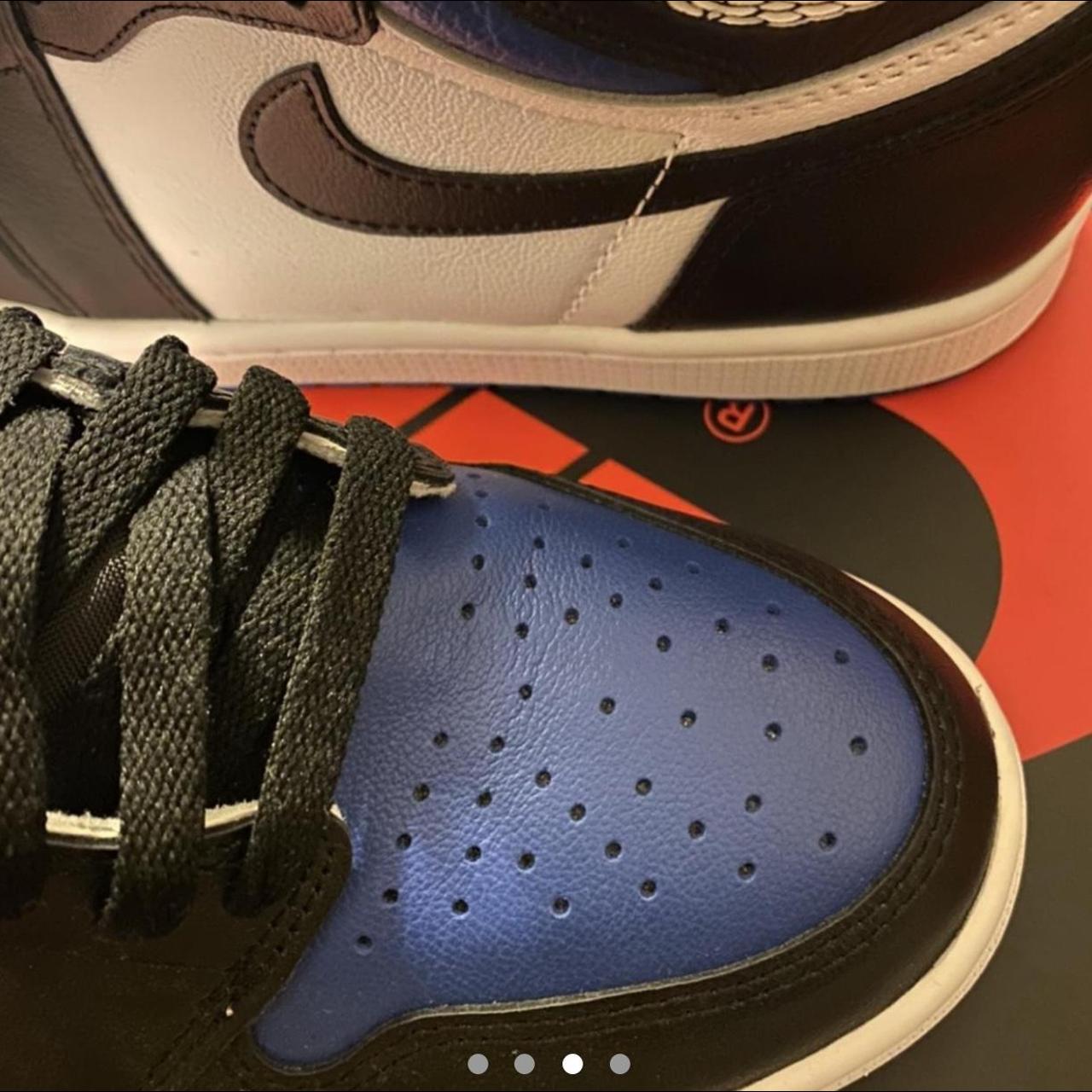 air jordan 1 retro high “royal toe” worn once but... - Depop