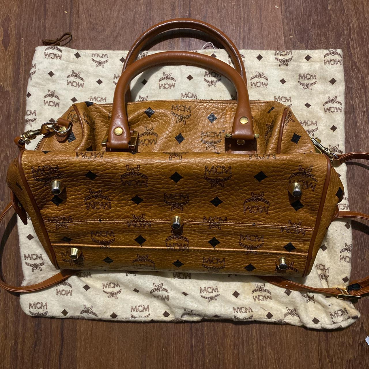 Mcm crossbody with dust bag - Depop