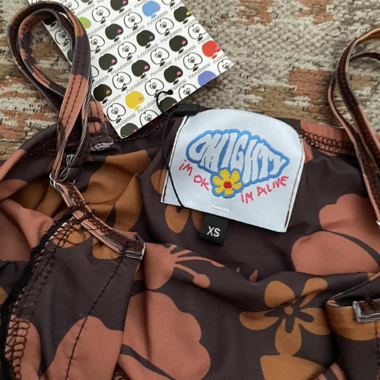 New Omighty Hibiscus Lace Cami In Mocha Size XS No... - Depop