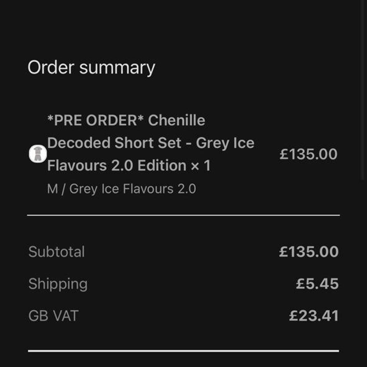 Trapstar Chenille Decoded Short Set - Grey Ice... - Depop