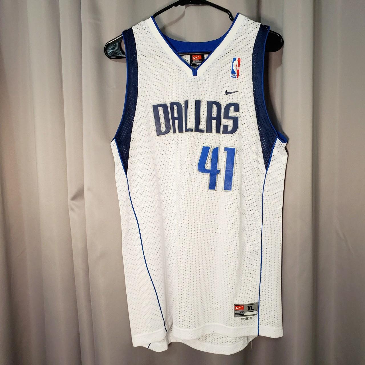 Vintage Nike Dirk Nowitzki Dallas Mavericks NBA... | Depop