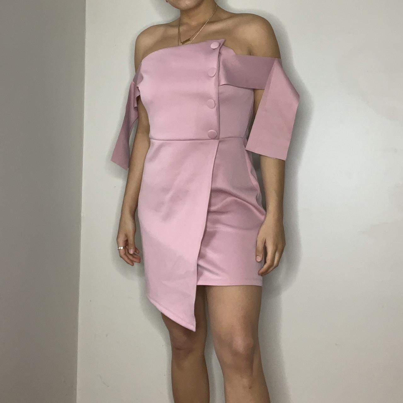 PRETTY IN PINK COCKTAIL DRESS - ASOS size 12 -... - Depop