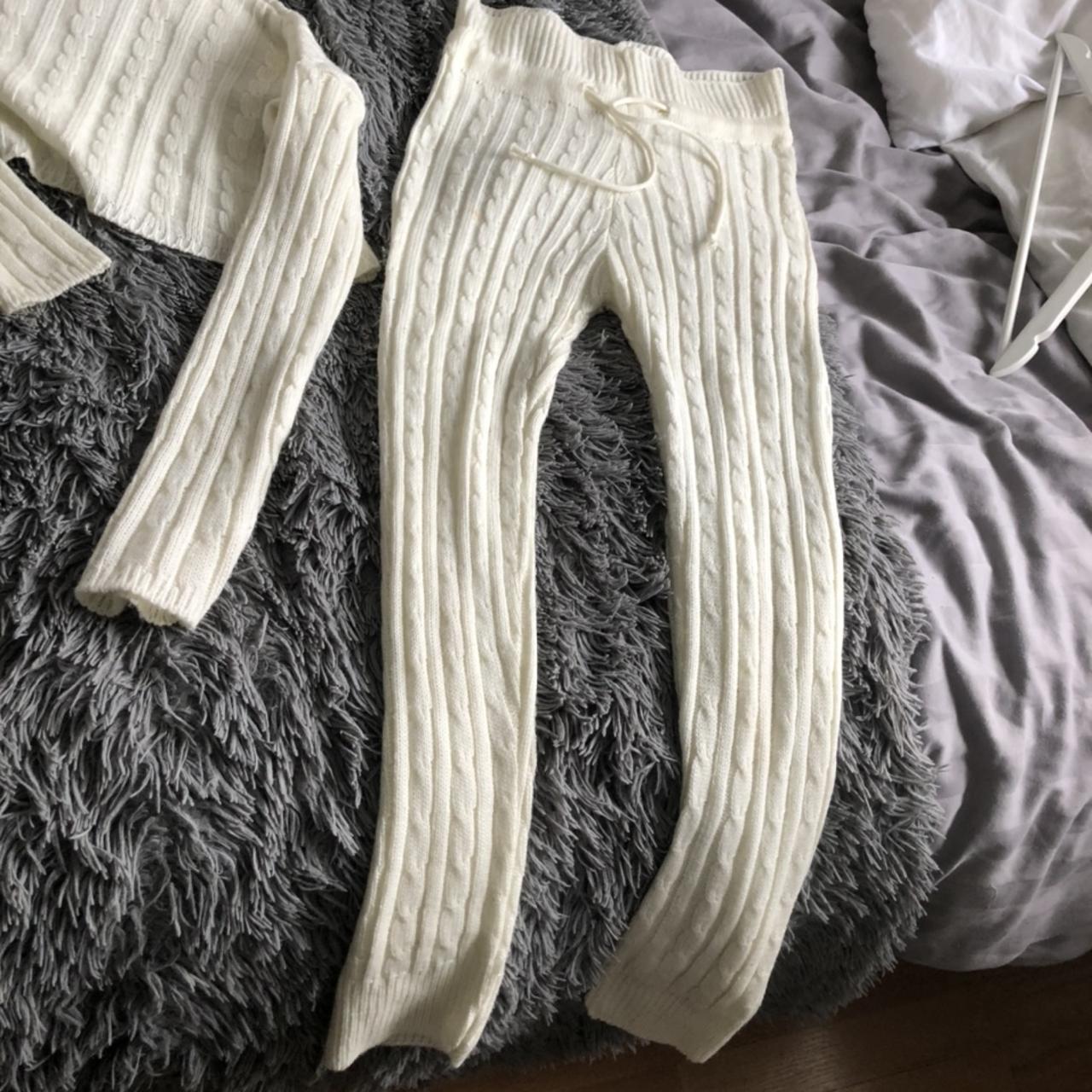 Matching white set from pretty little thing brought... - Depop