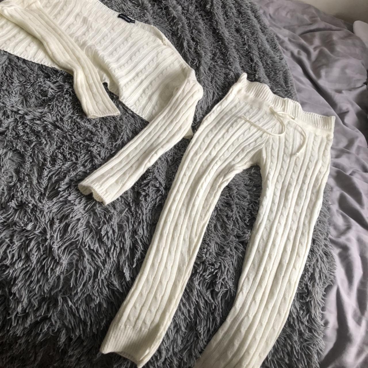 Matching white set from pretty little thing brought... - Depop
