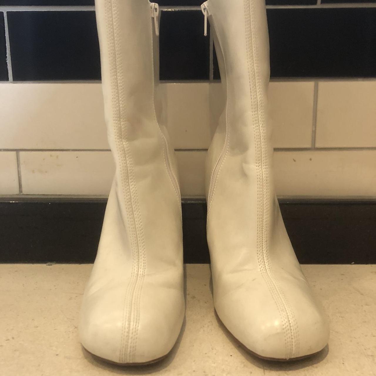 ASOS Women's Cream Boots | Depop