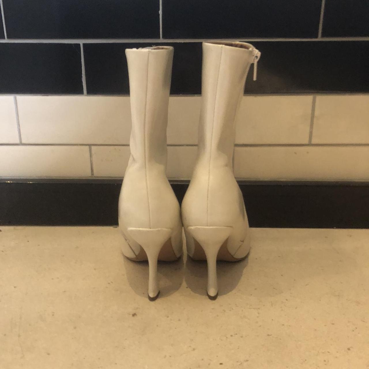 ASOS Women's Cream Boots | Depop