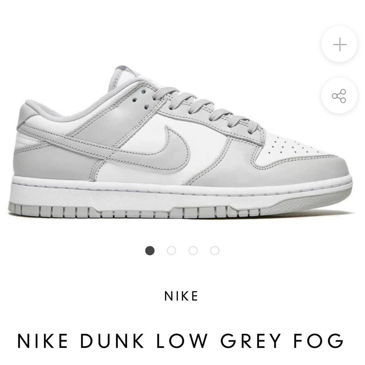 Nike Dunk Low Grey Fog Never Worn Size 11 (no box) - Depop