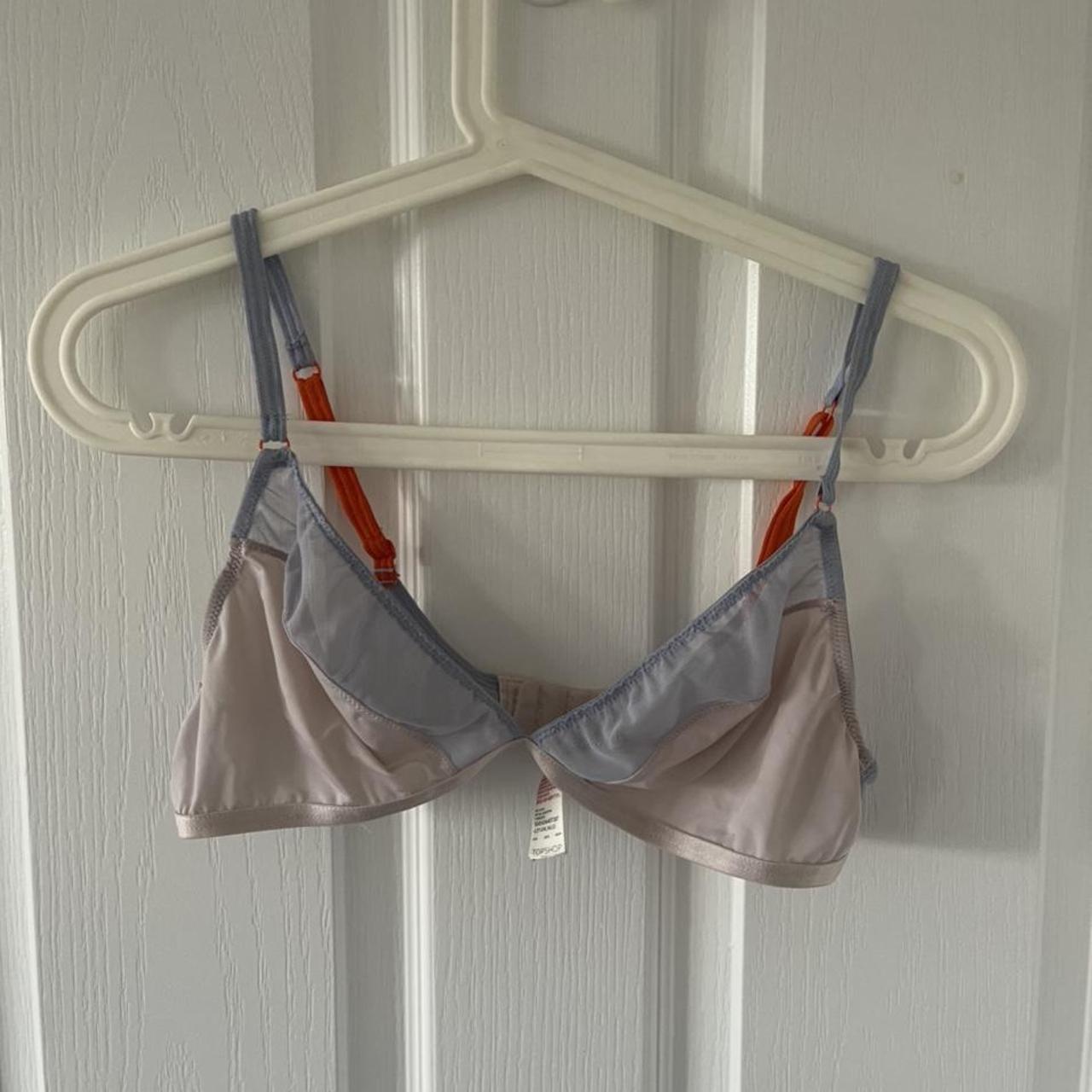 The most gorgeous colour block bralette in baby... - Depop