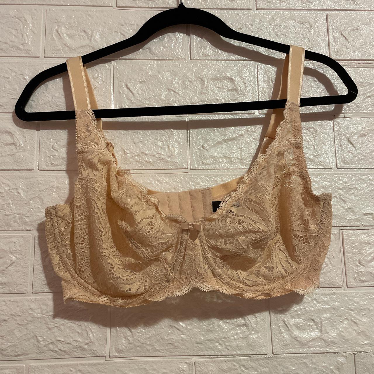 Cute Bra// see through lacey and sexy :) little bow... - Depop