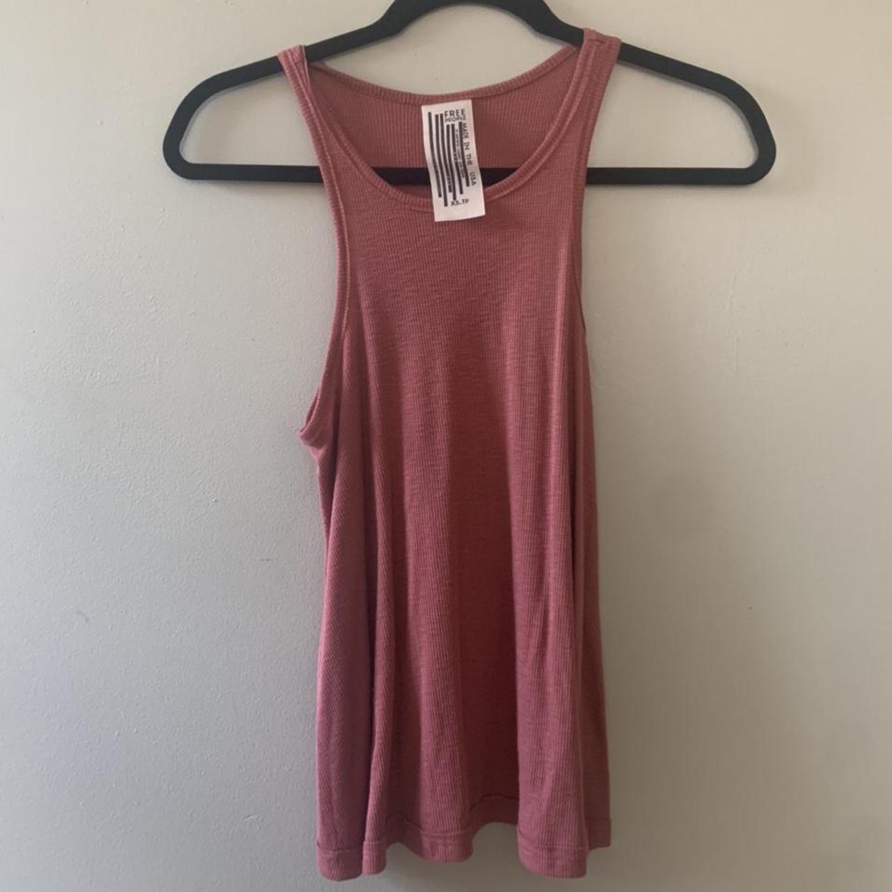 Free people rust tank top - Depop