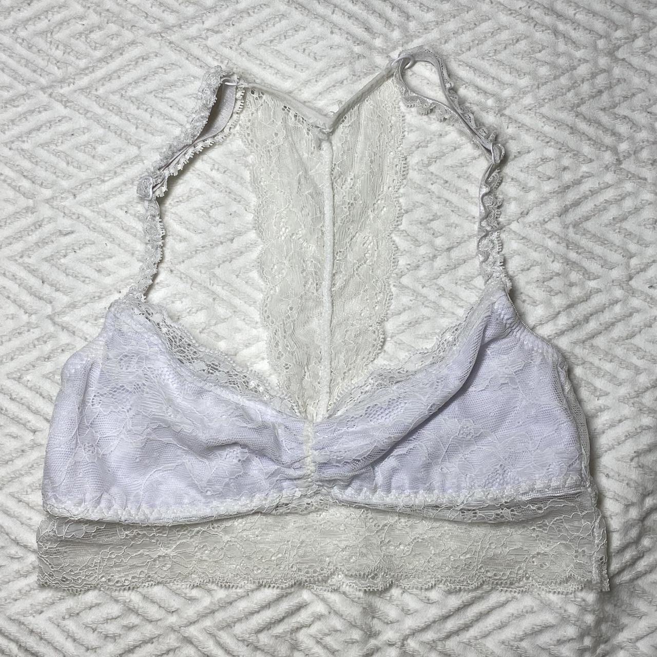 Super cute bralettes!! Green is Xhilaration, White... - Depop