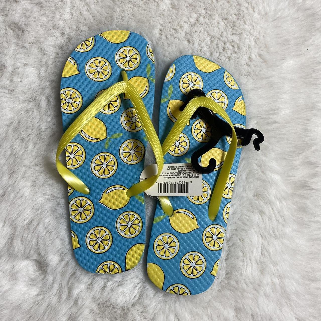 Lemon Flip Flops Lemon flip flops! All you need to... - Depop