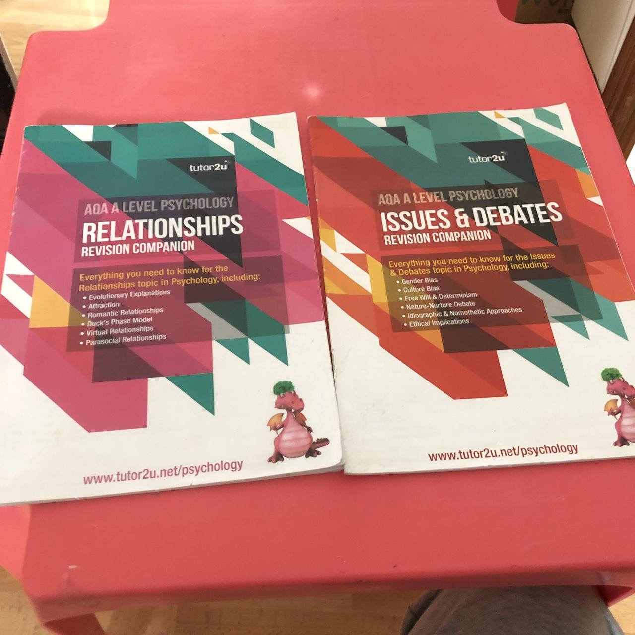 Tutor2u Psychology revision companions Contains all... - Depop
