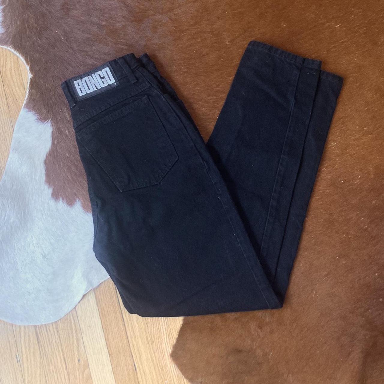 ♠️ 90’s Bongo Black High Waisted Pants Sz XS ♠️ •... - Depop