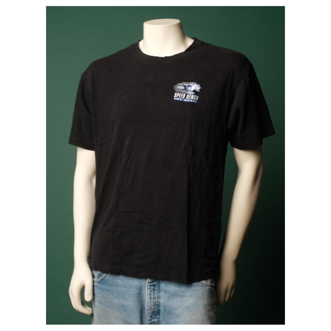 Acme Clothing Men's Black and Blue Shirt | Depop