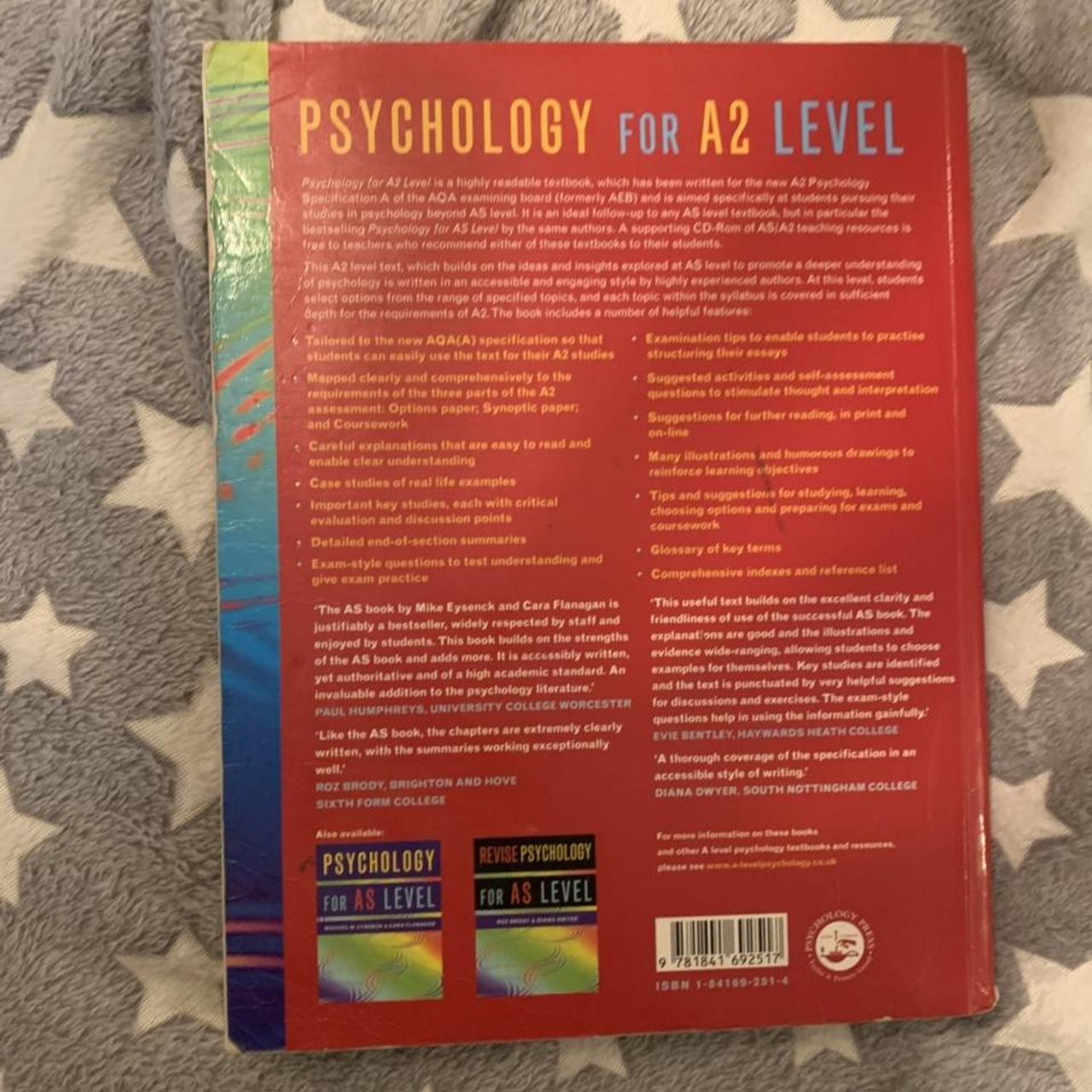 Massive A2 PSYCHOLOGY A LEVEL textbook Really... - Depop