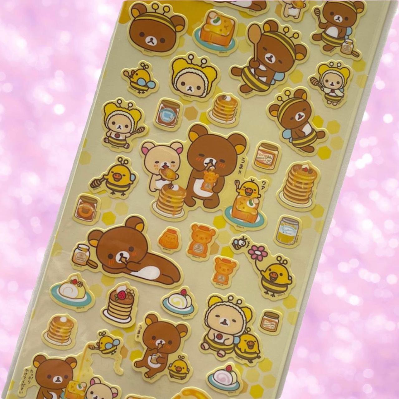🍯 Rilakkuma honey sticker sheet featuring... - Depop