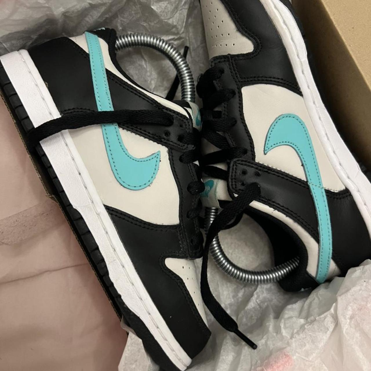 Nike Dunk Low light bone / tropical twist dunks size... - Depop