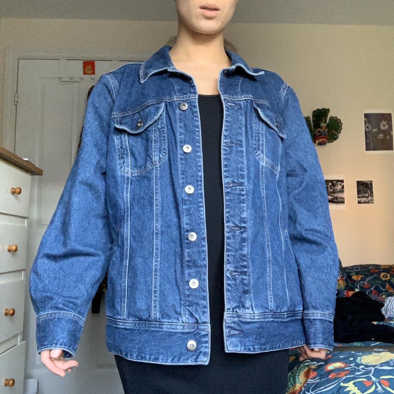 Tommy Hilfiger Blue Denim Jacket Size Xl Excellent Depop