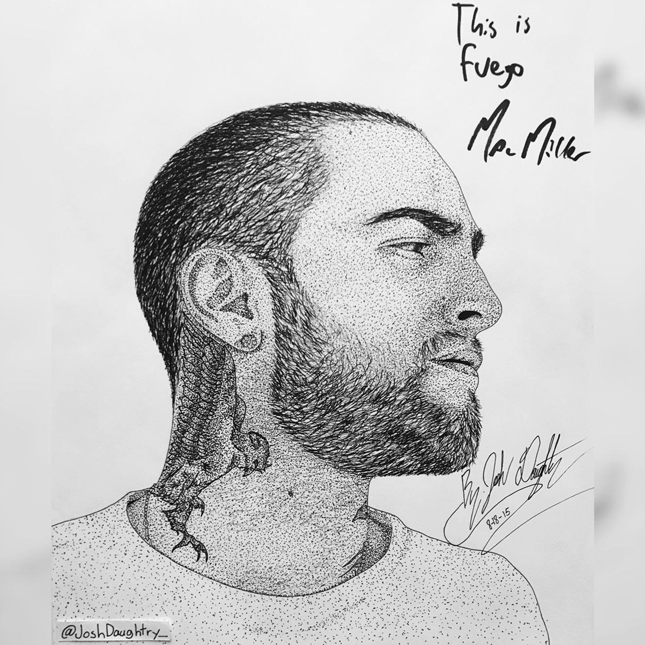 “Mac Miller” Autographed Print 2 ***This specific... - Depop