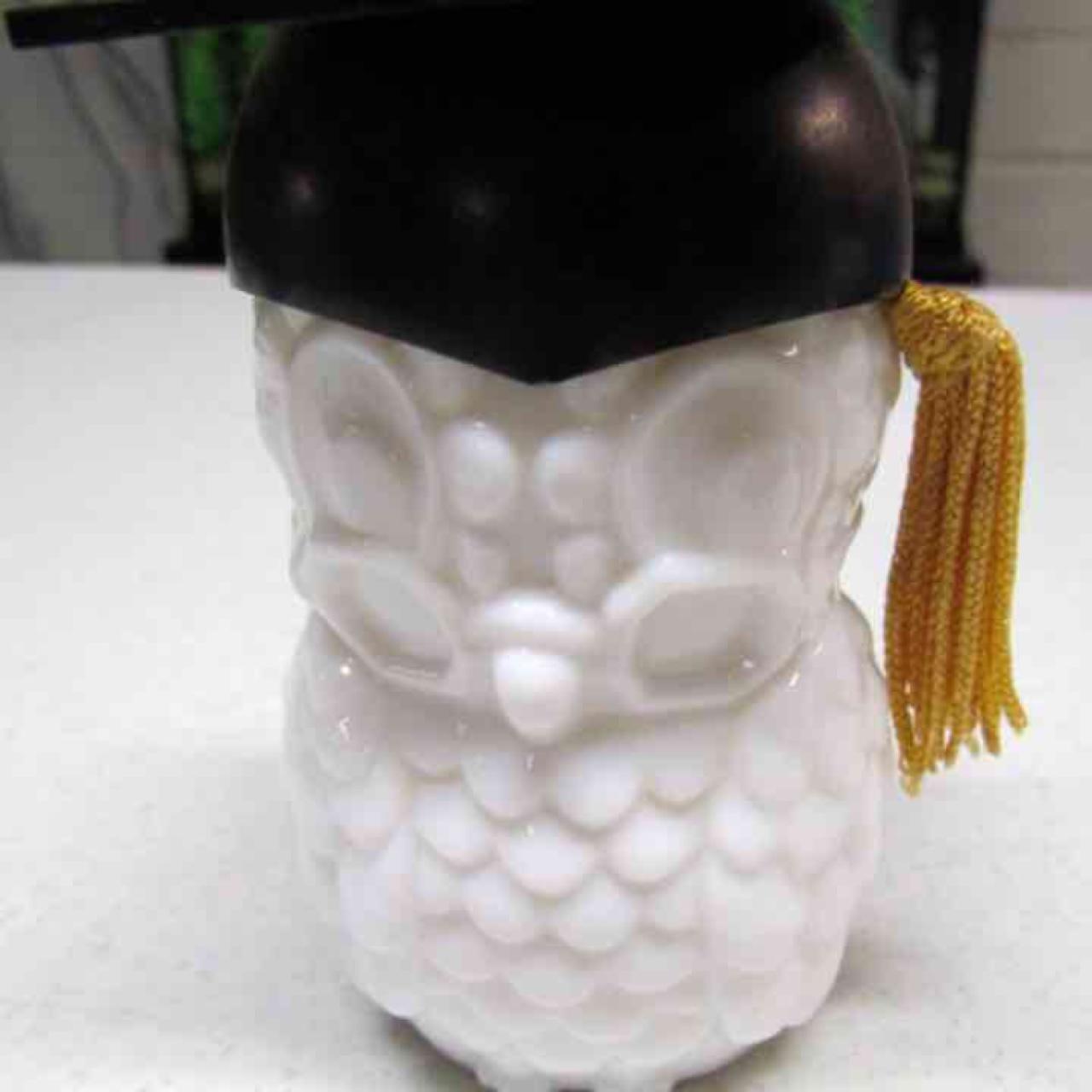 Vintage Avon Graduation Owl, Sweet Honesty Cologne... - Depop