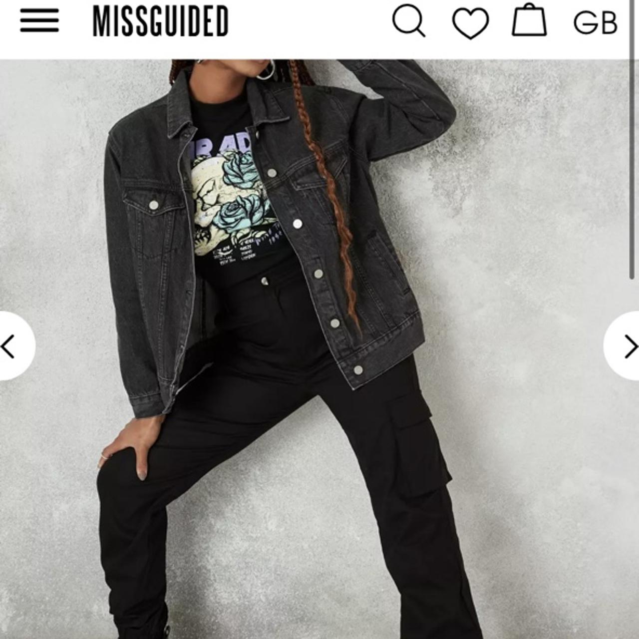 Missguided petite denim jacket size 8. On website... - Depop