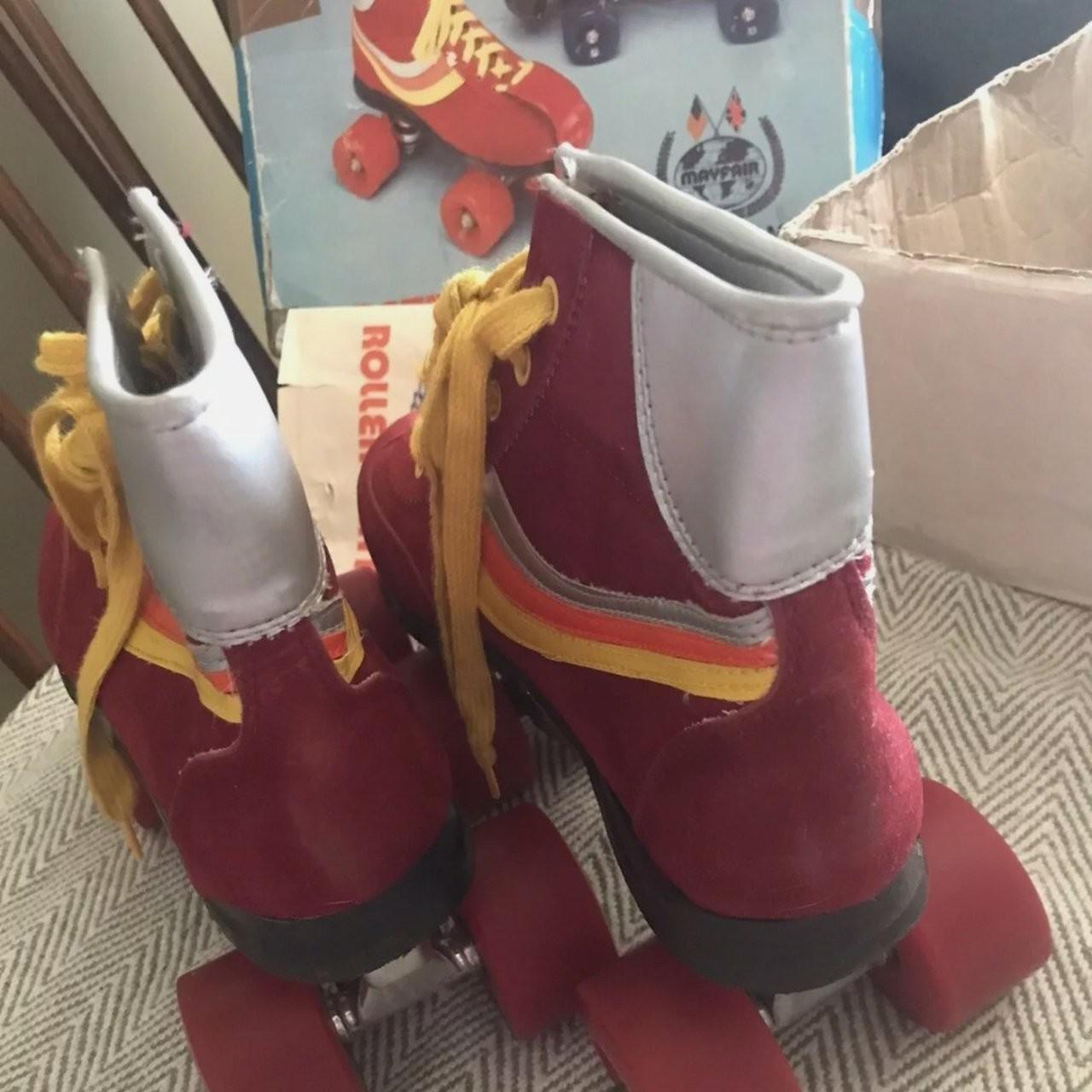 Original vintage mayfair quad roller skates from 70s... | Depop