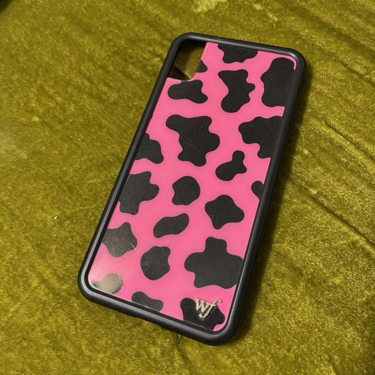 Pink Moo Wildflower Case -for iPhone XS Max -great... | Depop