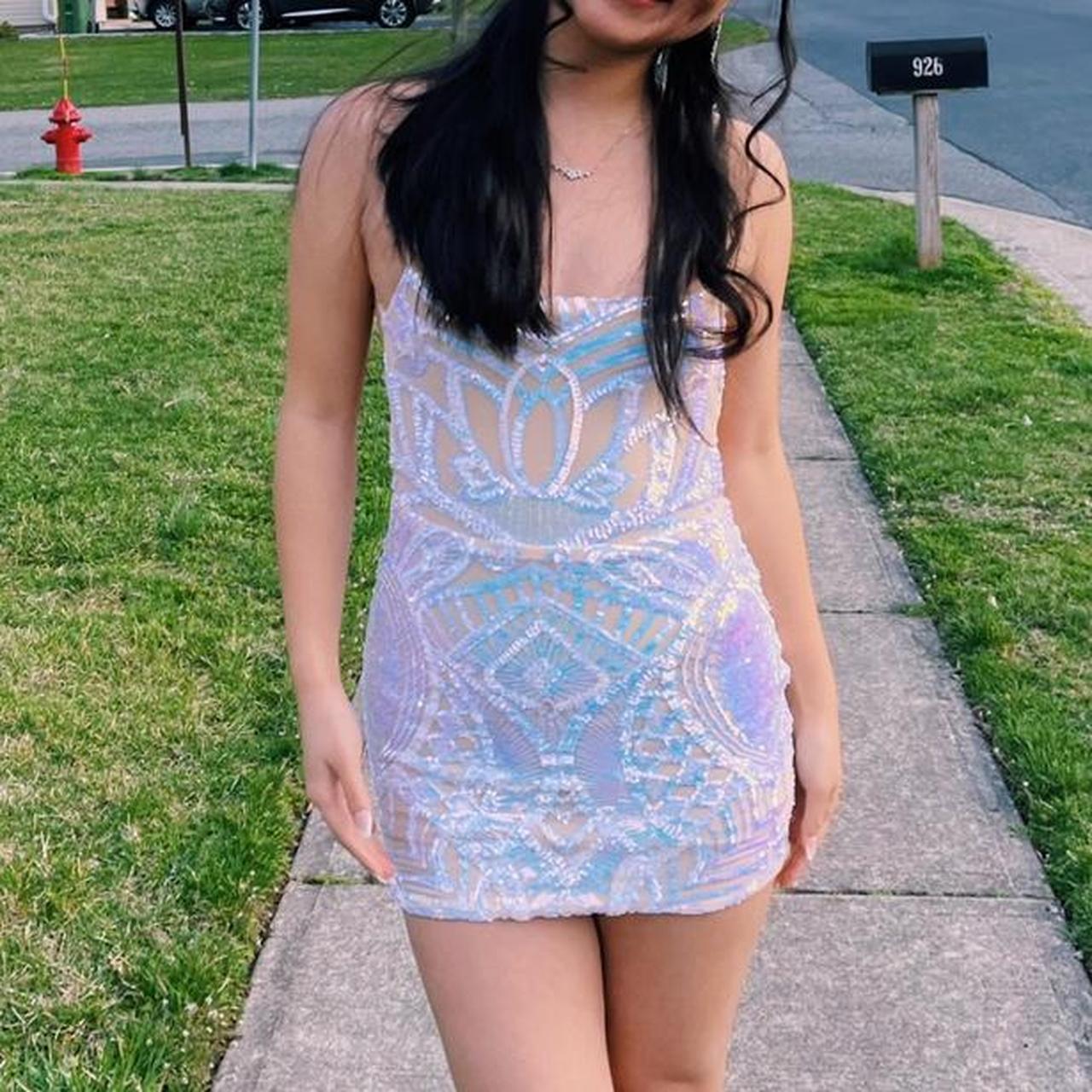 Lucy In The Sky Dress Strappy Starstruck Depop