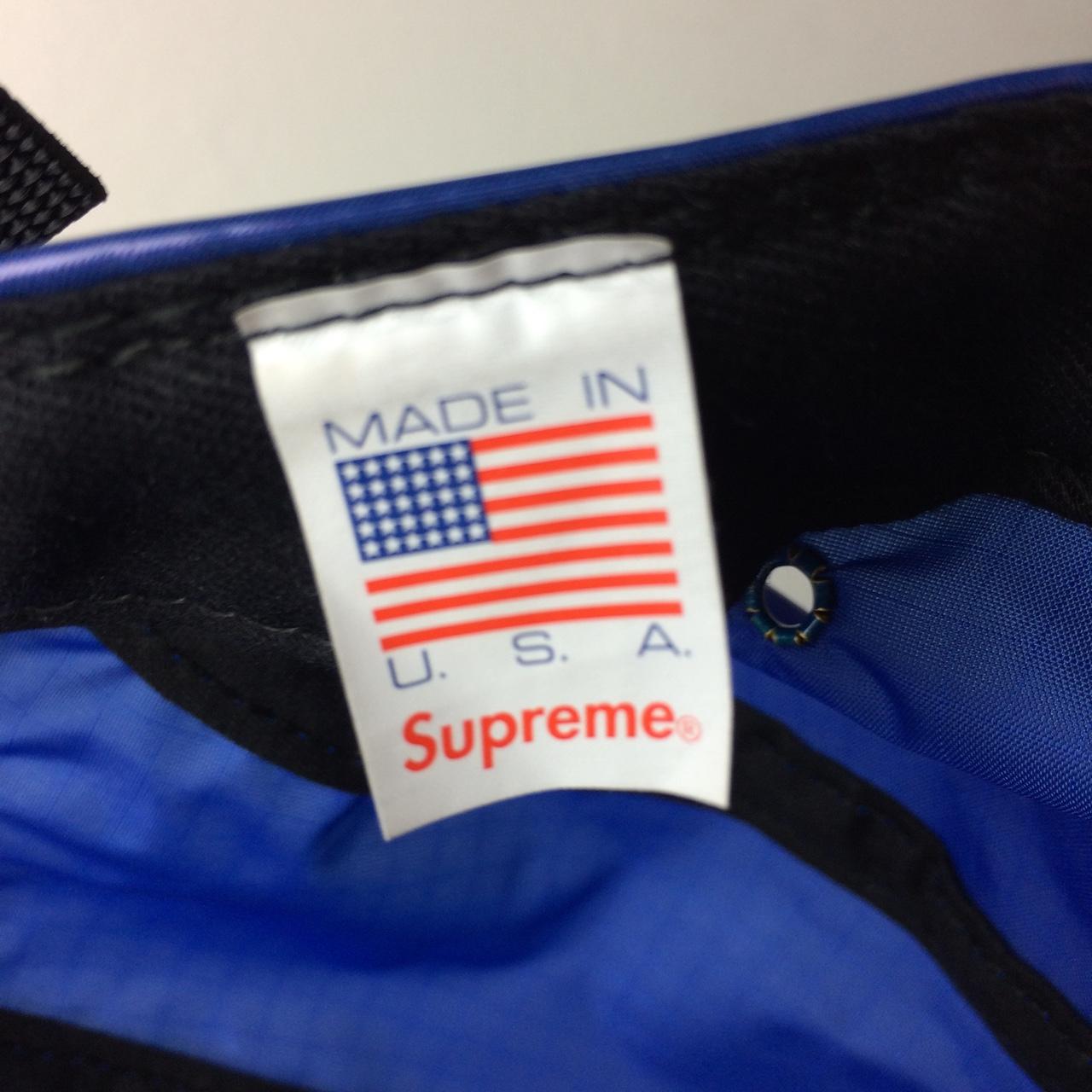 Supreme rip-stop camp hat. Good condition 8/10 blue... - Depop