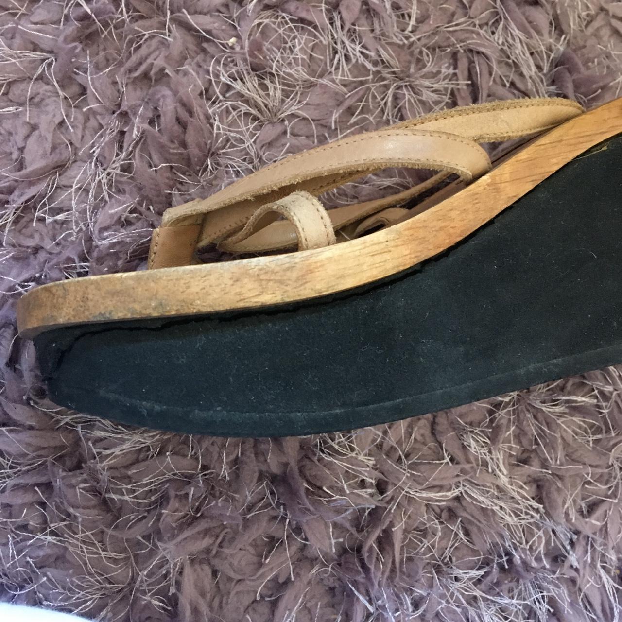 Faith wedge sandals Fair condition, one of the... - Depop