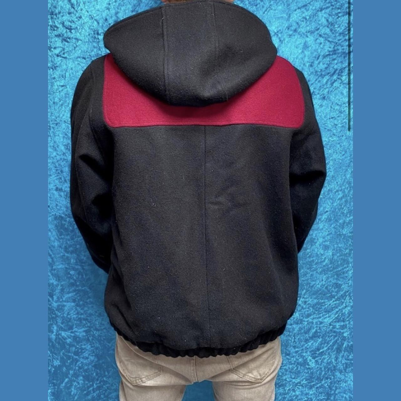 VINTAGE WOOL DUFFLE BOMBER JACKET Bomber style wool... - Depop