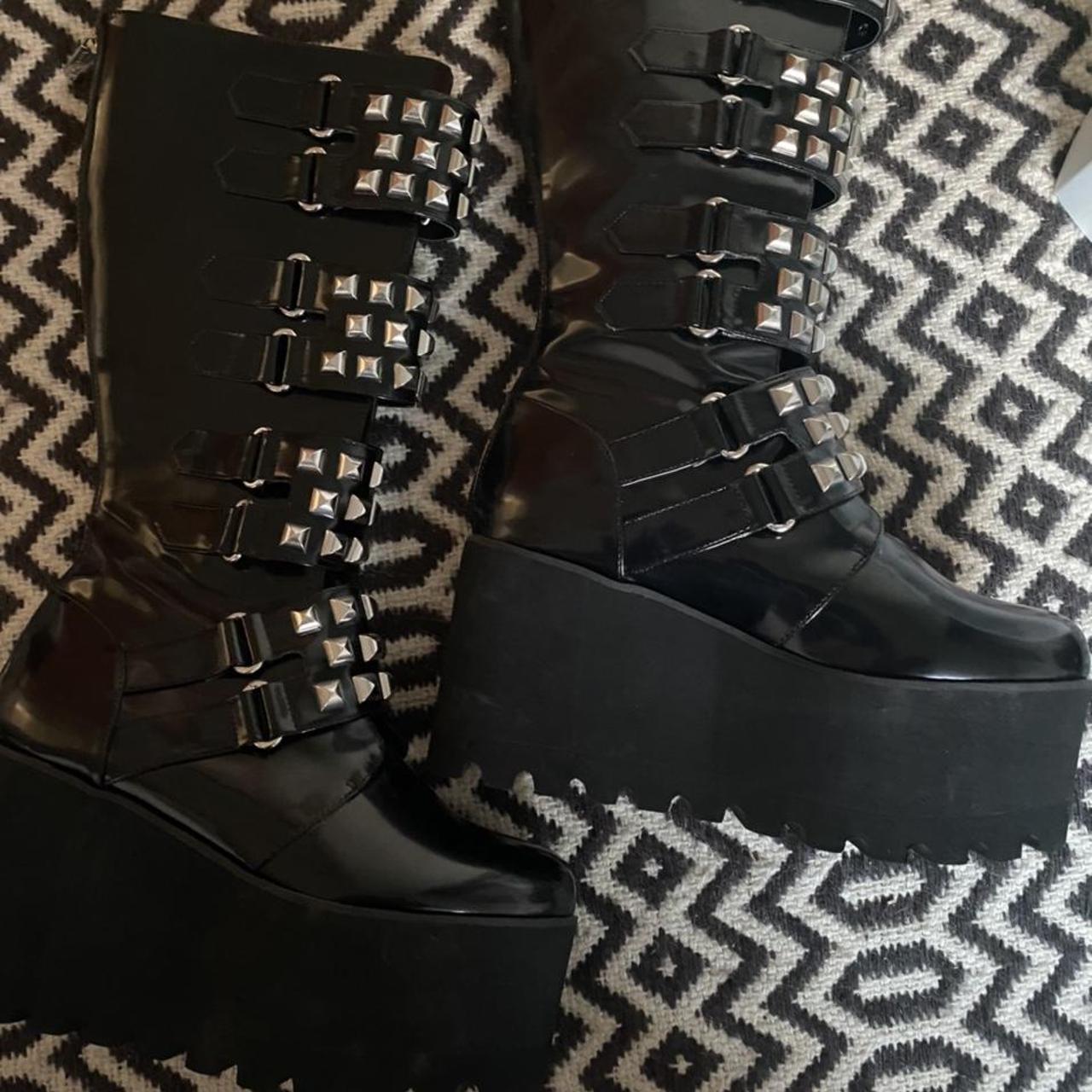 Gorgeous killstar platform boots, only worn once and... - Depop