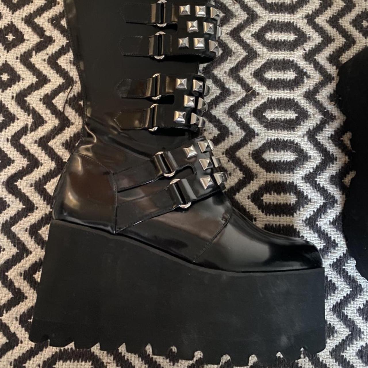 Gorgeous killstar platform boots, only worn once and... - Depop