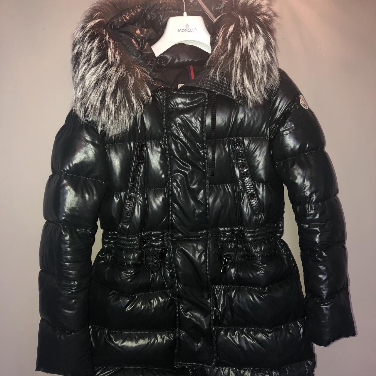 Genuine ladies Moncler coat in dark green. Bought... - Depop