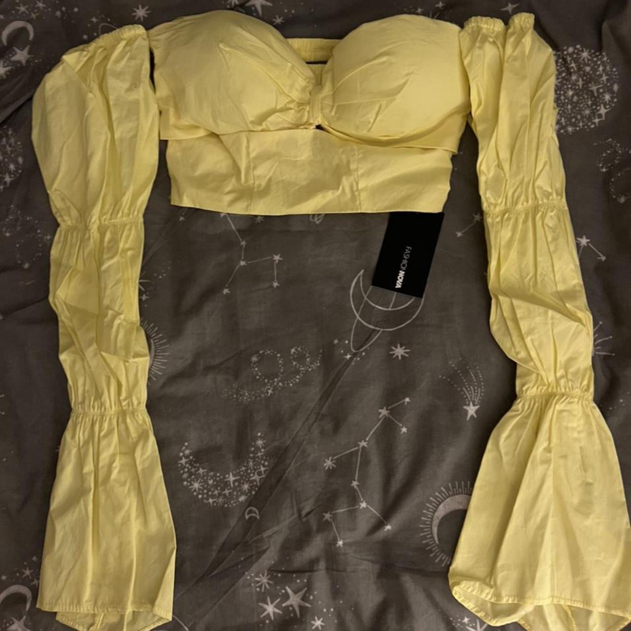 Brand new top XS never worn has a little mark as... - Depop