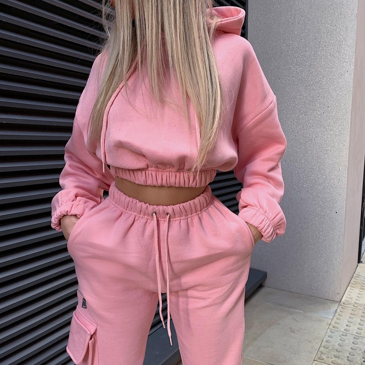 XS-XL postage included in price pink tracksuit - Depop