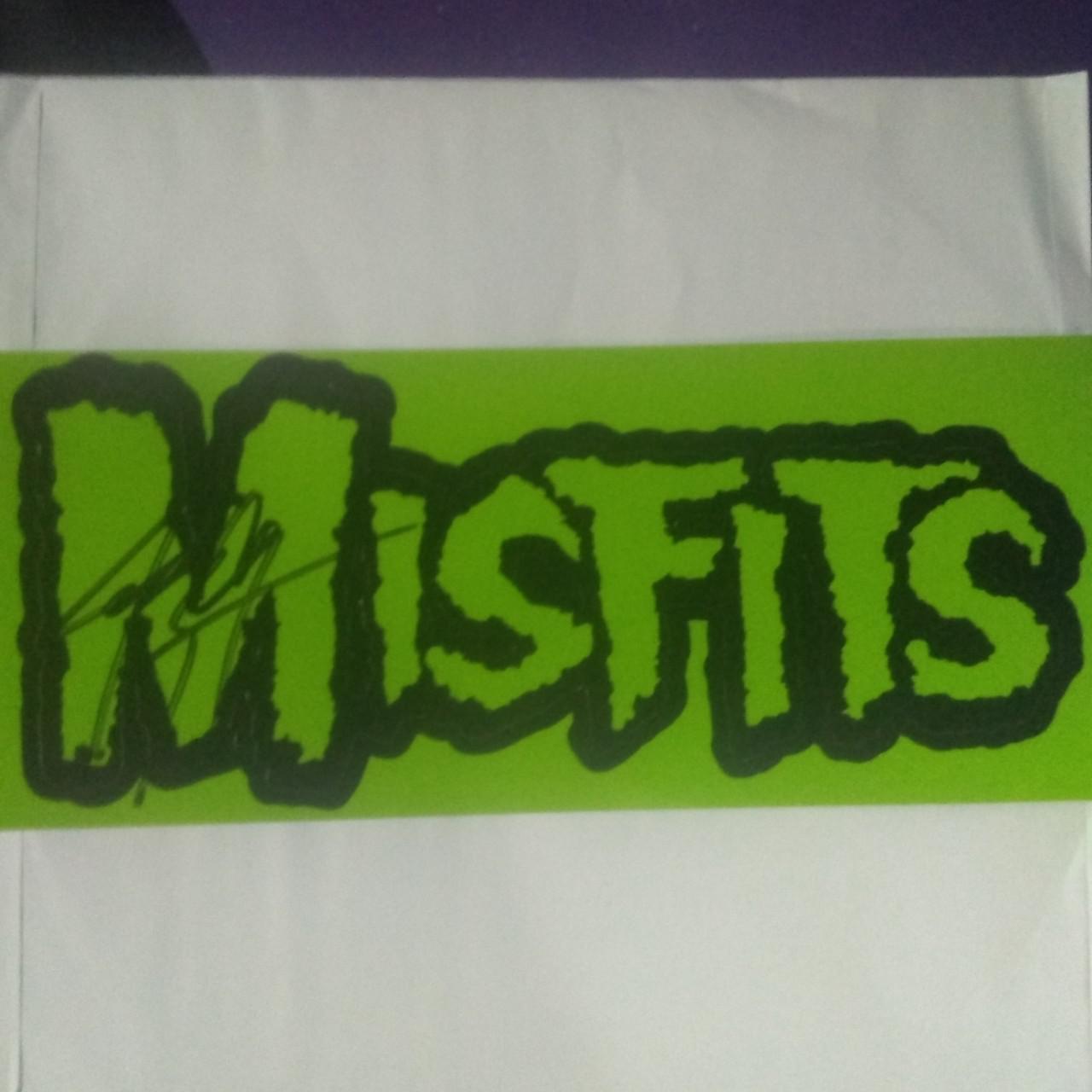 SIGNED MISFITS JERRY ONLY AUTOGRAPHED LARGE UNUSED... | Depop