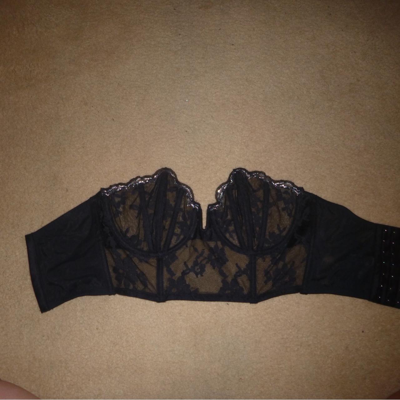 Long wire lace bralette Perfect condition Vintage... - Depop