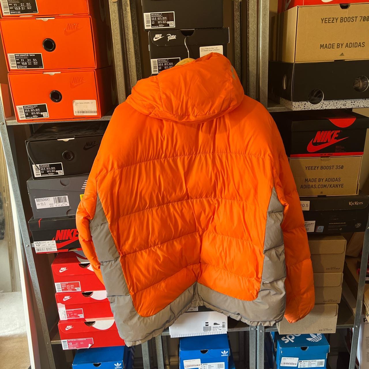 Palace PAL- TEX 3M orange puffa jacket Been worn but... - Depop