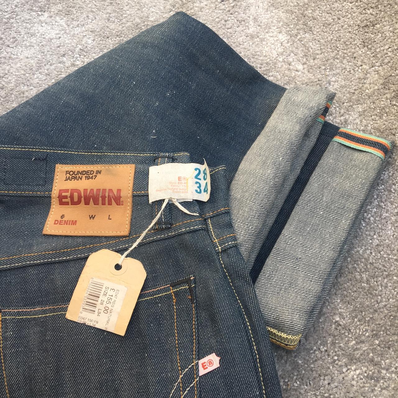 BRAND NEW w/ tags Japanese salvage denim EDWIN... - Depop