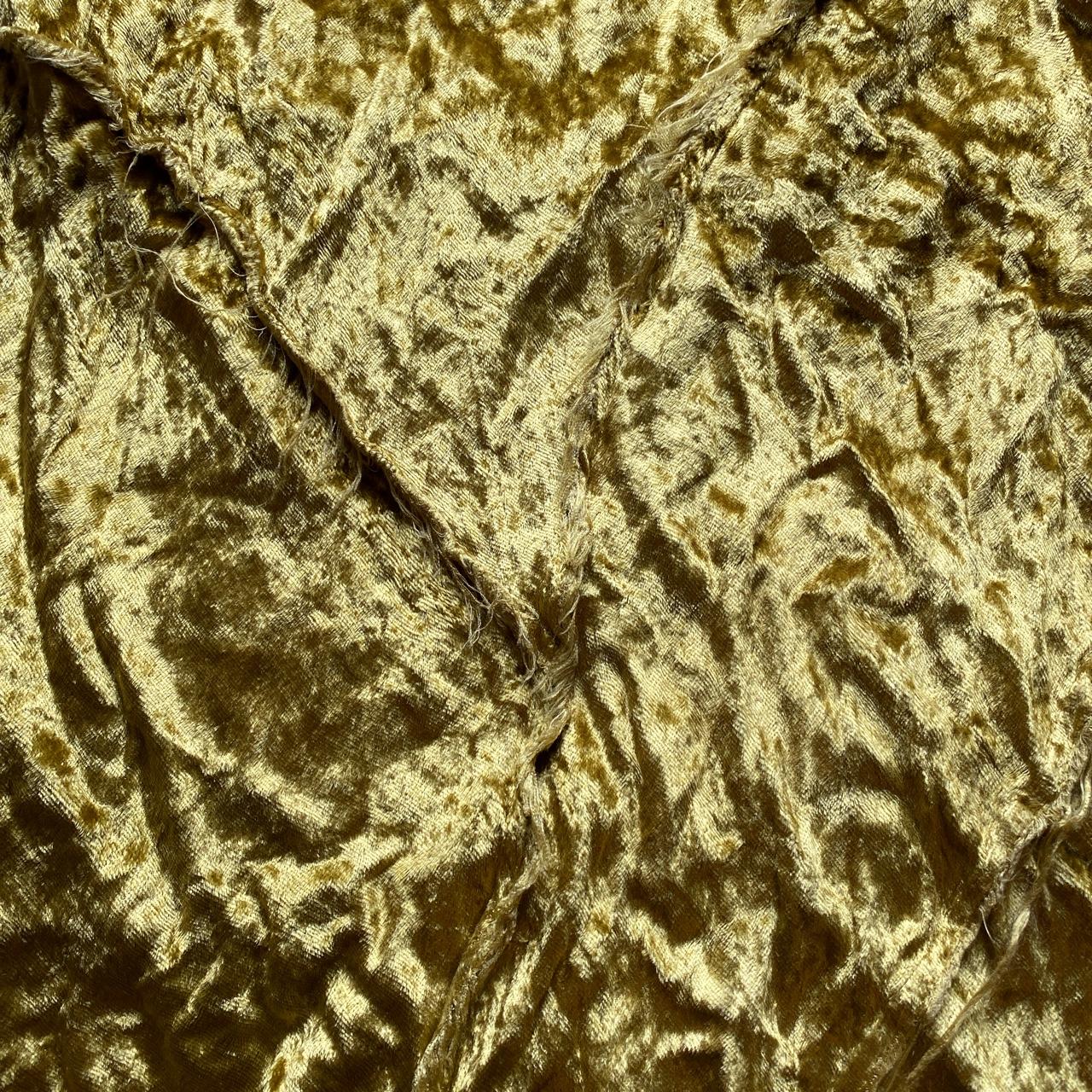 Selling this insanely cute and unique golden velvet... - Depop