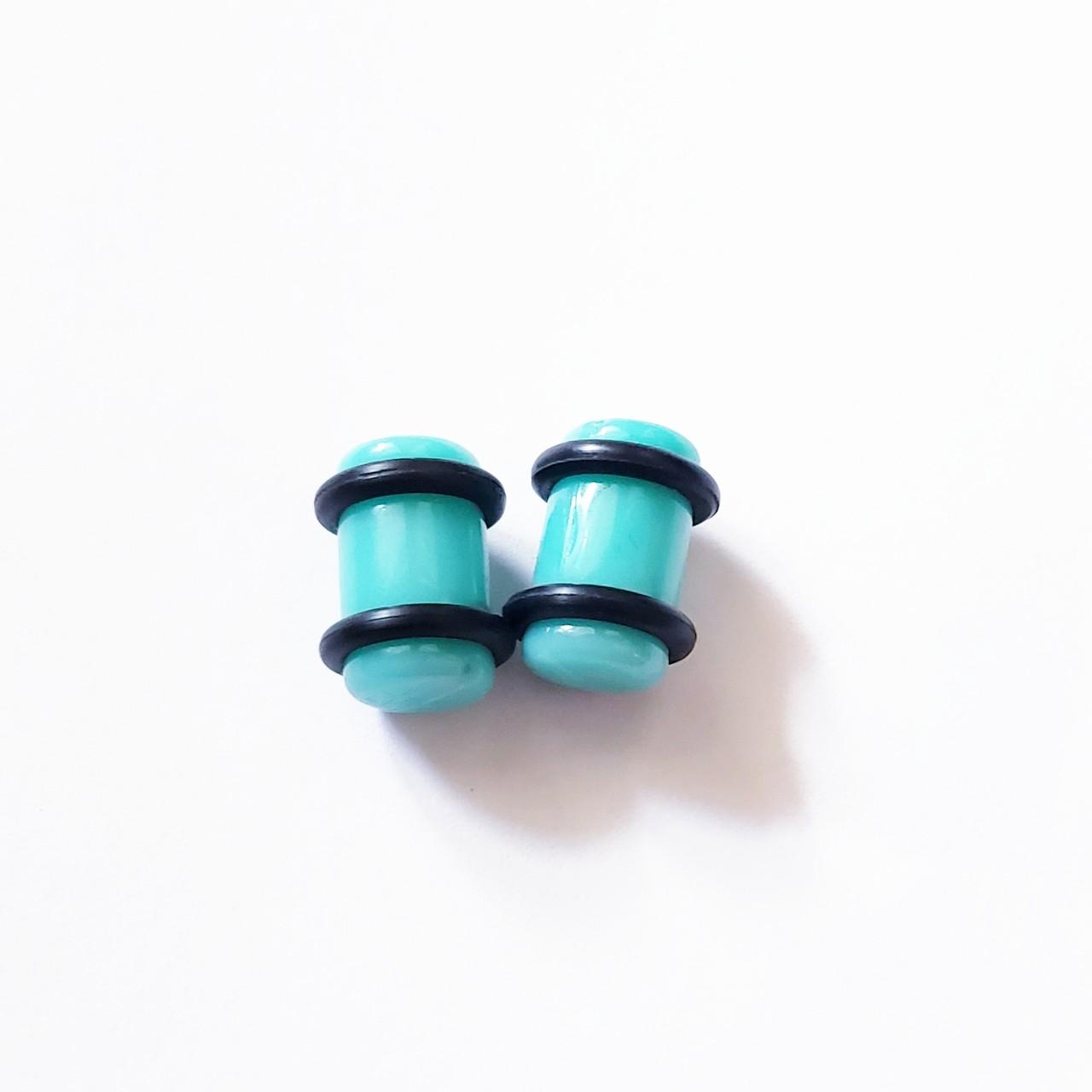 ear gauges plugs 00G stretchers tunnels ear plugs... - Depop
