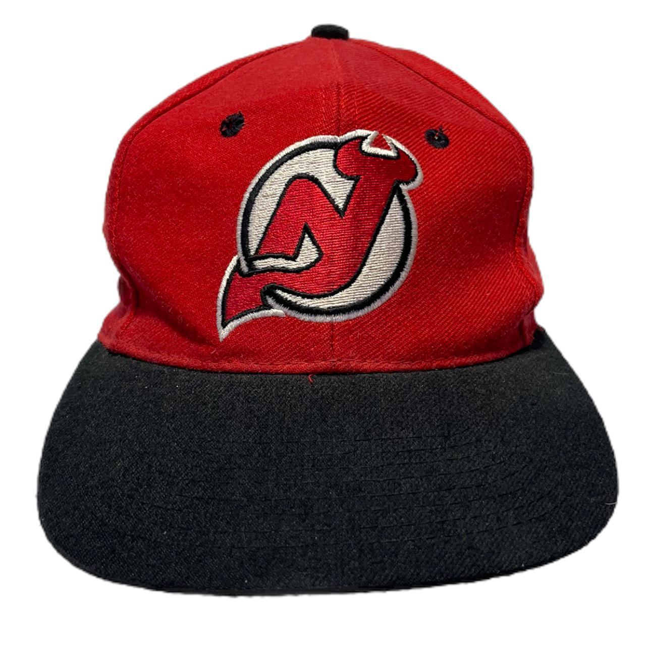 Vintage New Jersey Devils Hat One Size Fits All 9/10... - Depop