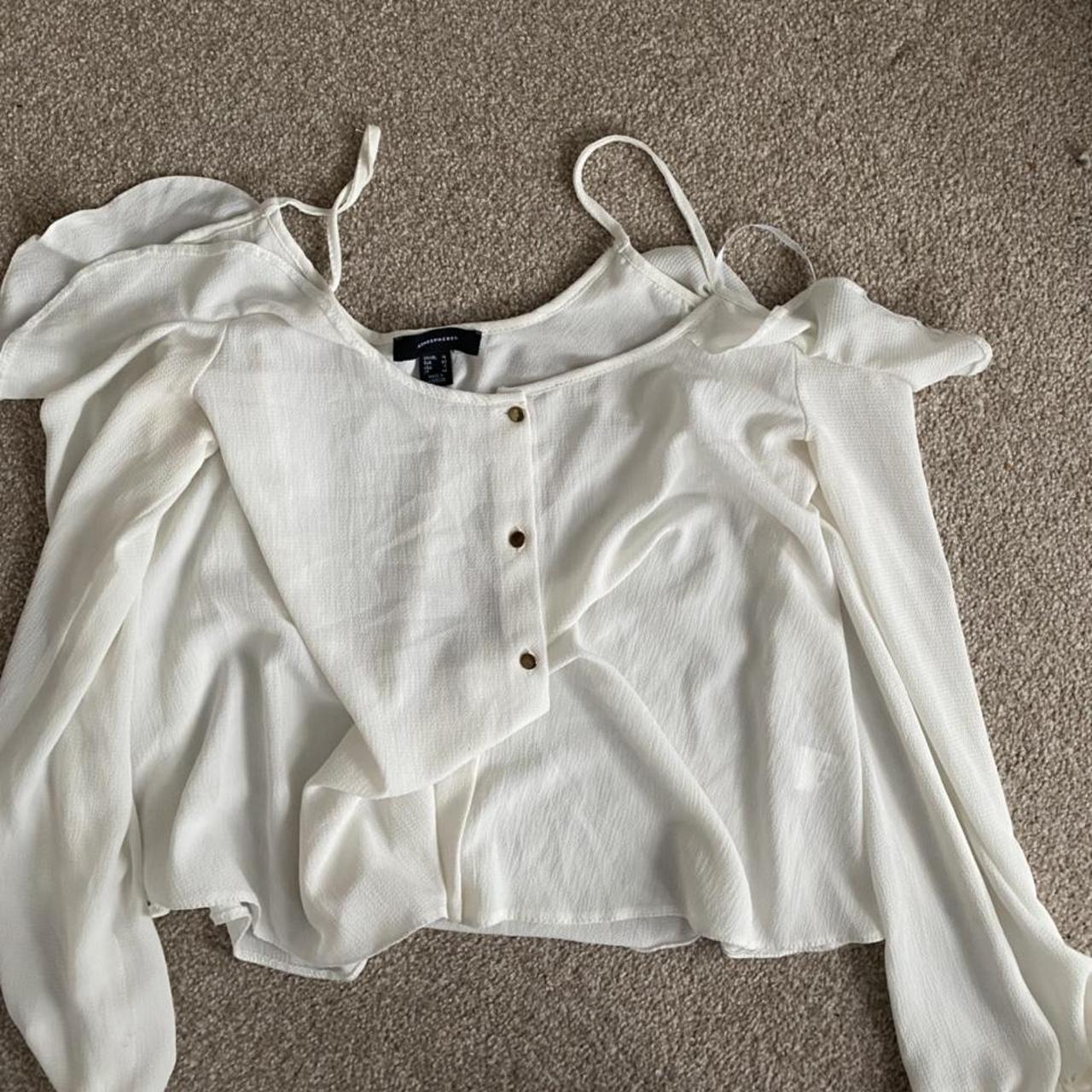 Primark Women's White Blouse | Depop