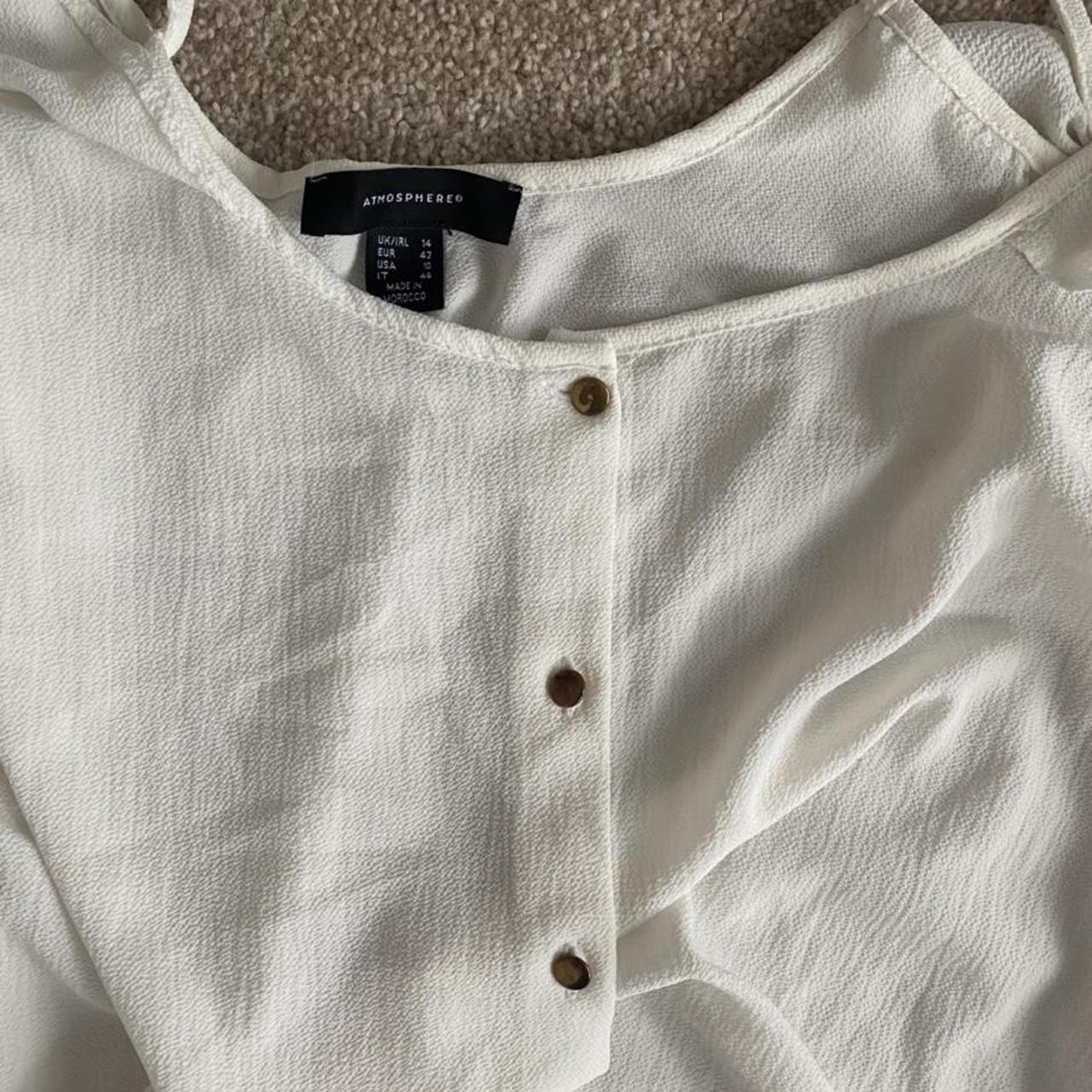 Primark Women's White Blouse | Depop