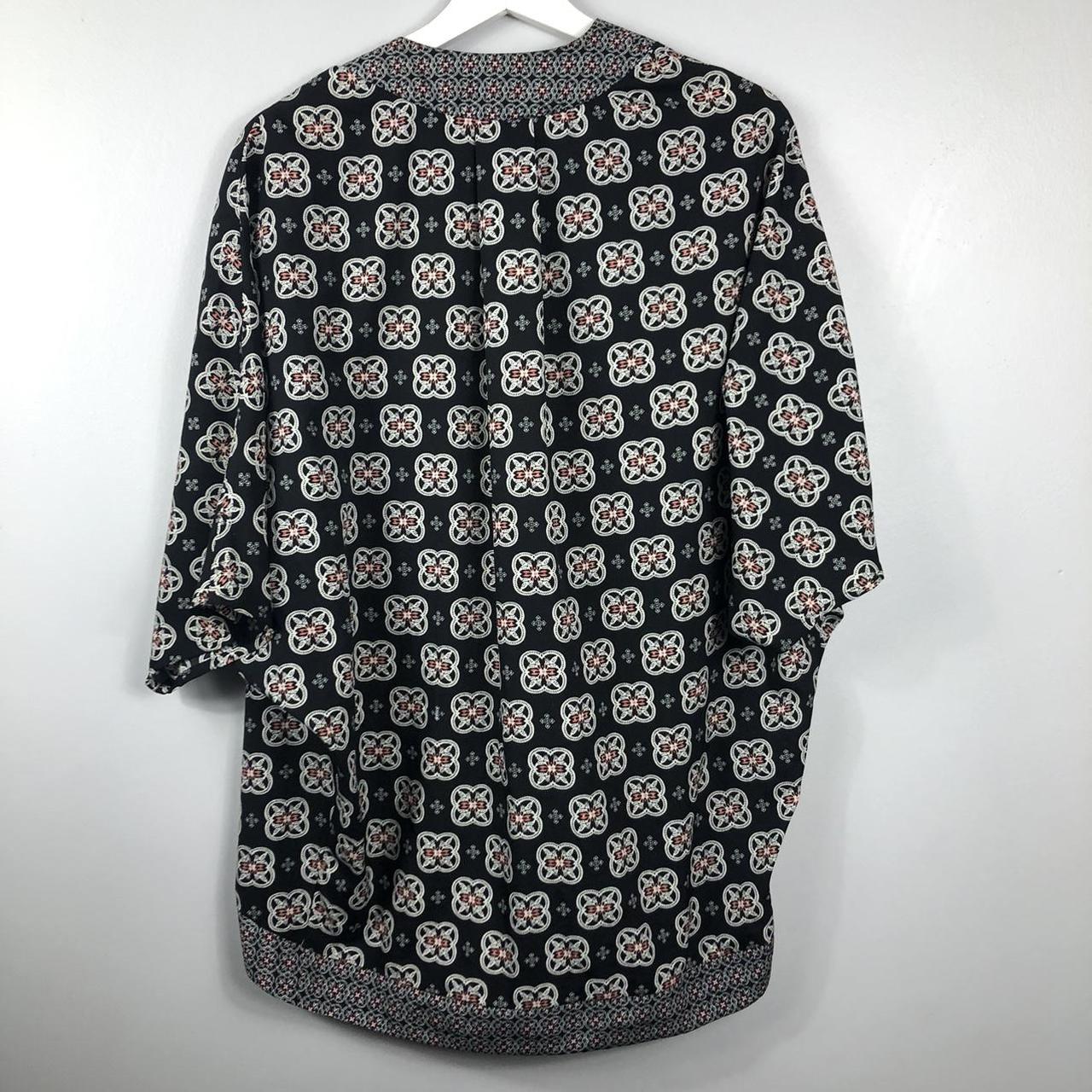 Primark Women's Black and Red Cardigan | Depop