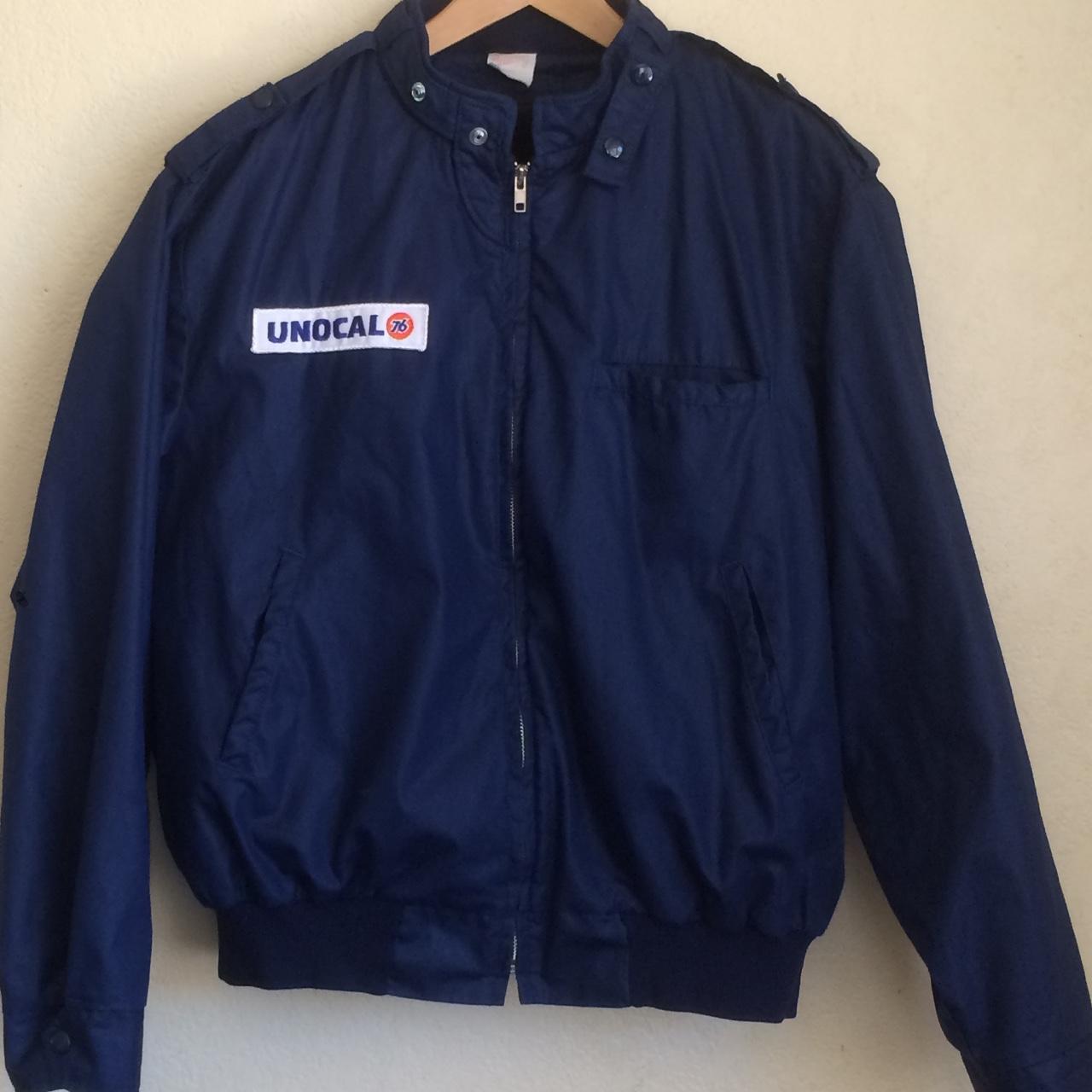 🔥🔥 DOPE Vintage Unocal 76 Blue Bomber Gas Station... | Depop