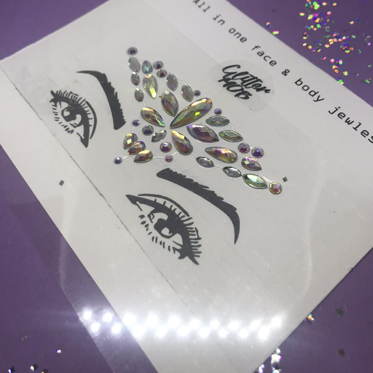 STUNNING IRIDESCENT SLIVER FACE GEMS ... - Depop